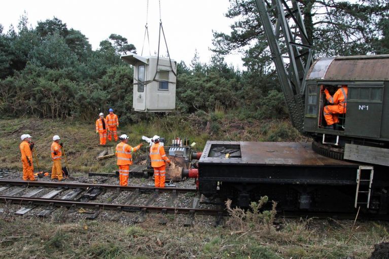 NETWORK RAIL BOUNDARY REMOVED AS WORK STARTS TO RESTORE THREE MILE LINE ...