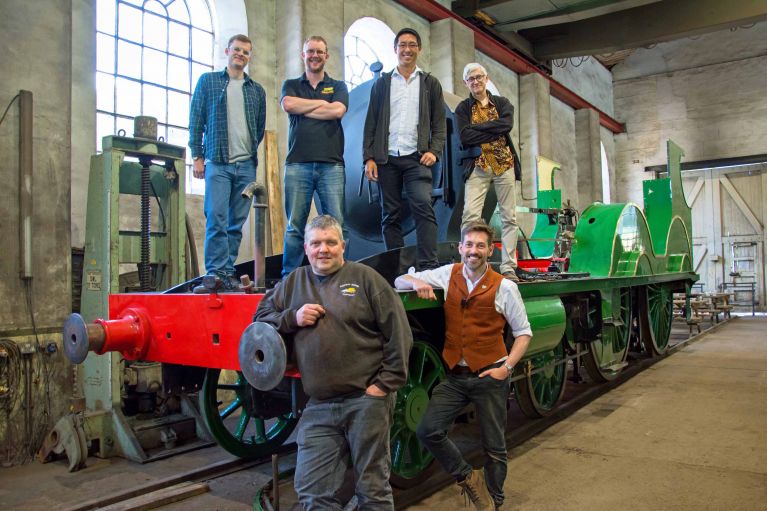 UNIQUE VICTORIAN STEAM LOCOMOTIVE RE-WHEELED TOWARDS RETURN TO STEAM ...