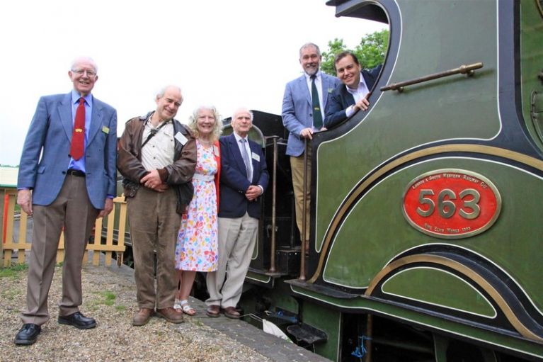 LSWR Adams T3 No 563