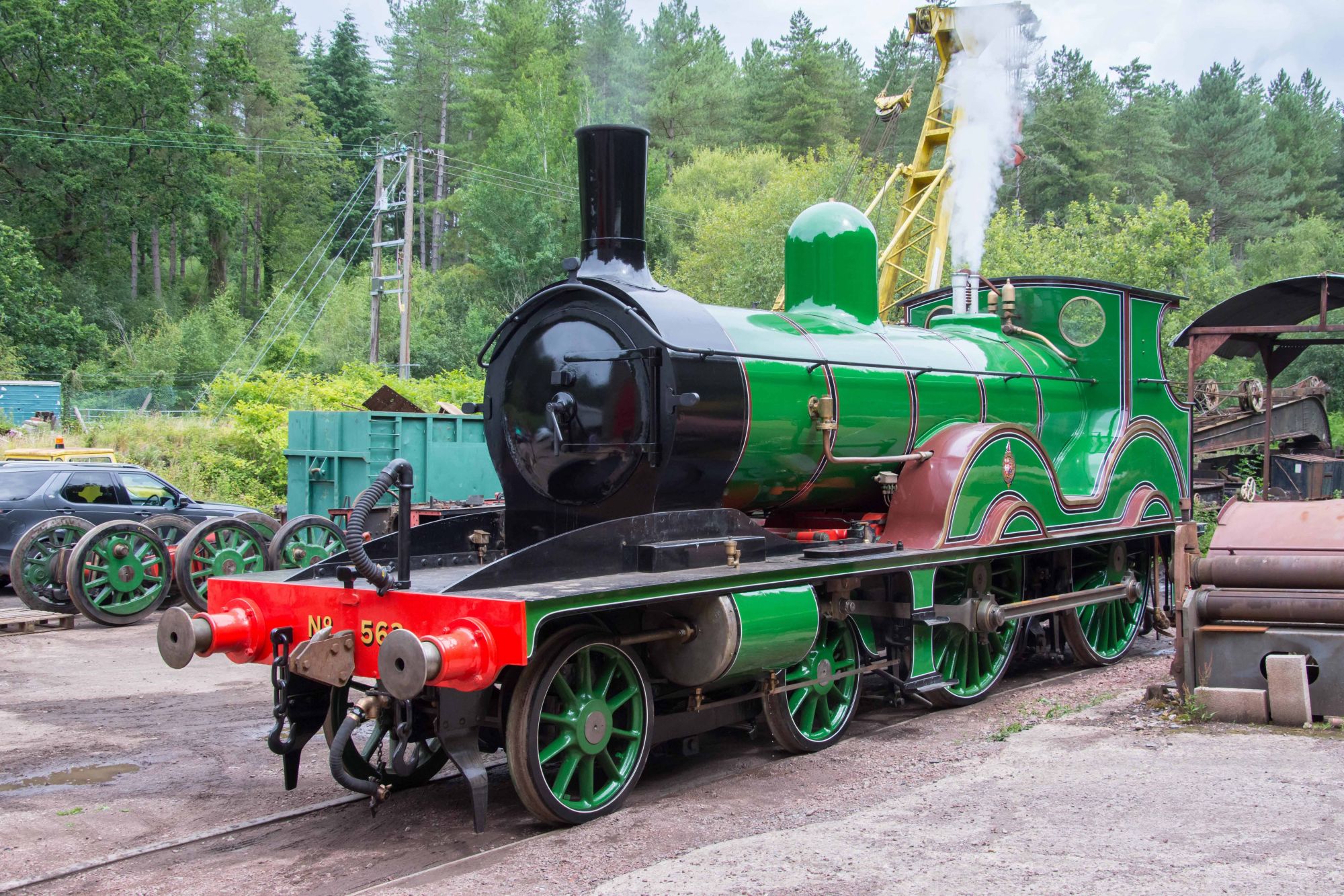 Victorian Steam Locomotive Steams For First Time Since 1948 At Gloucestershire Restoration Base