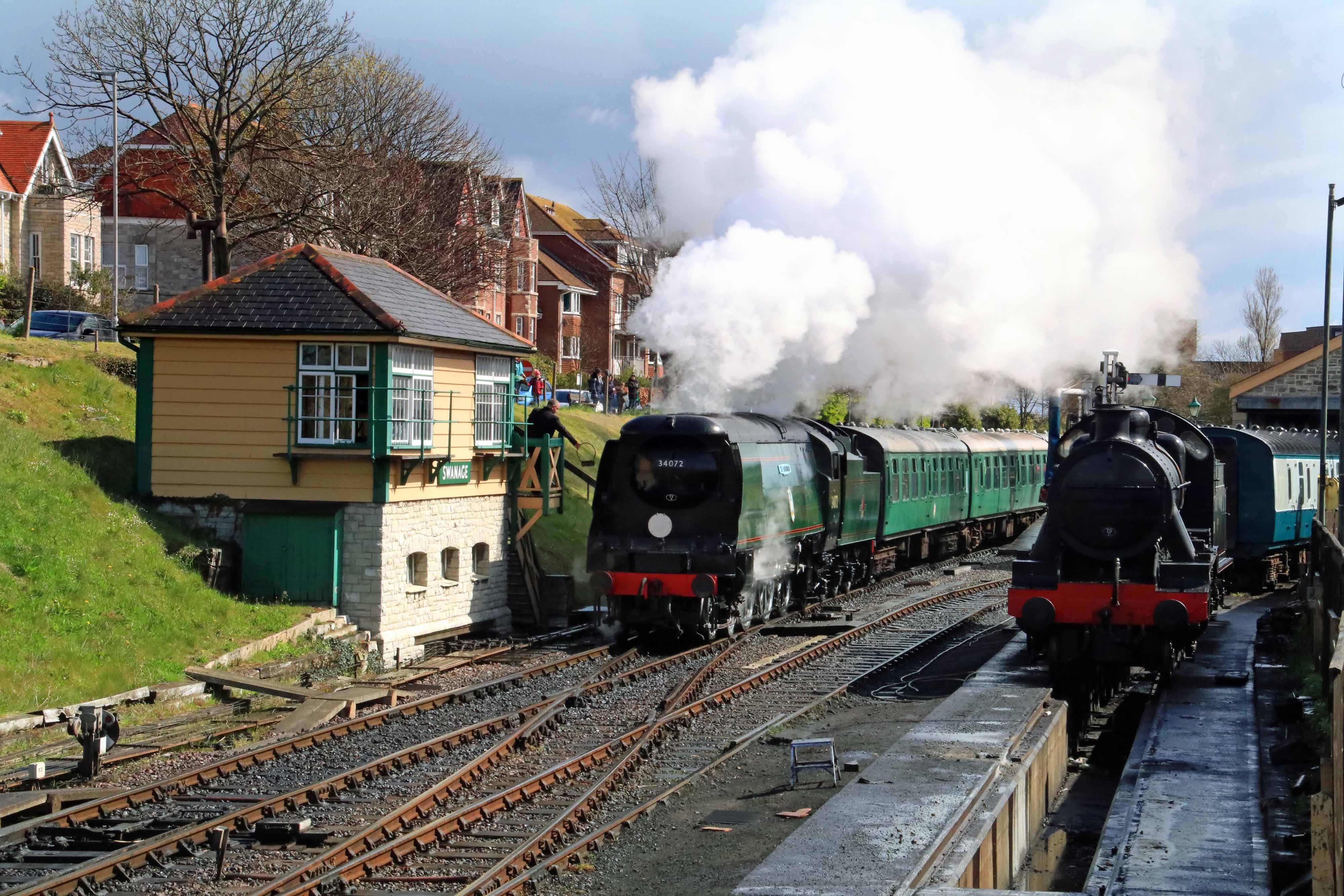 COVID-SAFE STEAM TRAIN SERVICE RESUMES BETWEEN NORDEN, CORFE CASTLE ...